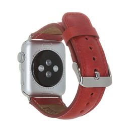 Renna Leather Smartwatch-Armband Apple Watch Band für Series Ultra/9/8/7SE/6-1 Echtleder Ersatzarmband