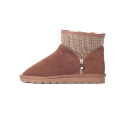 Gooce Snow Boots 'Tory' female size 39 mottled beige / Brown / Black / White
