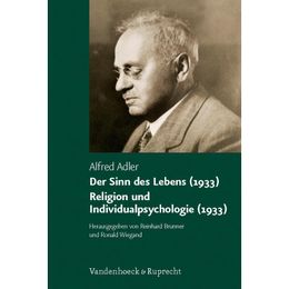 Vandenhoeck & Ruprecht Studienausgabe: Bd.6 Adler, Alfred - Alfred Adler, Gebunden