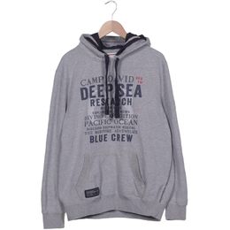 CAMP DAVID Herren Kapuzenpullover, grau