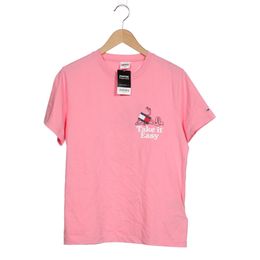 Tommy Jeans Damen T-Shirt, pink, Gr. 38