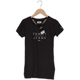 Tommy Jeans Damen T-Shirt, schwarz, Gr. 32