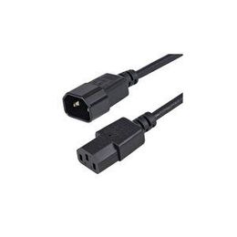 StarTech.com IEC-Ger&auml;tekabel IEC 60320 C14 - IEC 60320 C13 1m Schwarz - PXT1001M