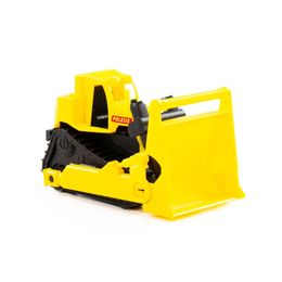 Polesie Spielzeug Bulldozer, Planierraupe 84170 Raupenrädern bewegliche Schaufel gelb