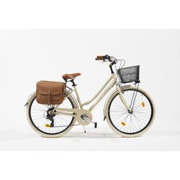 Via Veneto Cityfahrrad 28 Zoll 605 Aluminium Lady, BEIGE CAPPUCCINO