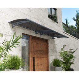 Palram Canopia Aquila Vordach, solar grau, klar 302x91,5x17,5 in cm (LxBxH)