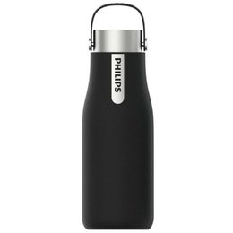 Philips Thermoflasche GoZero Smart, Edelstahl, 590 ml, schwarz