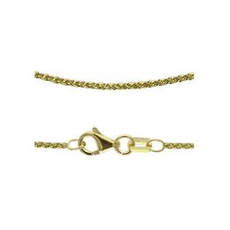 Firetti Collierkettchen Schmuck Geschenk Gold 333 Halsschmuck Halskette Goldkette Zopfkette, Made in Germany, gelb|goldfarben