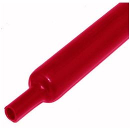 Etelec - Mantel termorestingente 12,7 reduziert auf 6,4 Rot 1m GT1121