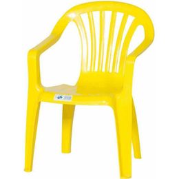 Ipae-progarden Spa - Kinderstuhl, gelb Vollkunststoff, Monoblock, stapelbar