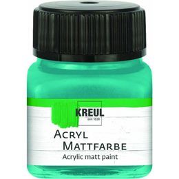 Kreul - Acryl Mattfarbe türkis 20 ml Künstlerfarben