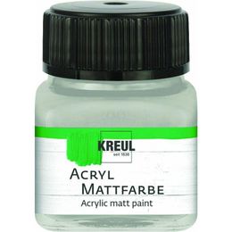 Acryl Mattfarbe silber 20 ml Künstlerfarben - Kreul
