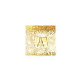 Braun & Company Servietten Motiv Sparkling Moment 33x33cm Tischservietten