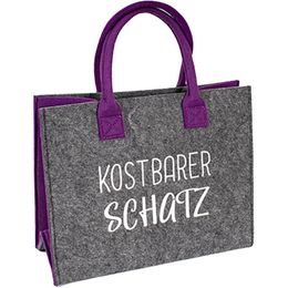 Mojawo Filz Tasche Kostbarer Schatz-M290274-Lila