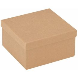 Glorex Quadratbox /Pappe 125 x 125 x 65 mm Geschenkverpackungen