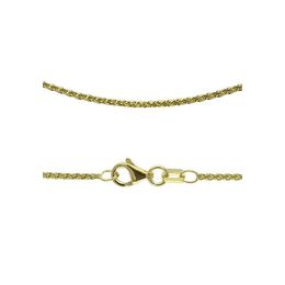 Firetti Collierkettchen Schmuck Geschenk Gold 333 Halsschmuck Halskette Goldkette Zopfkette, Made in Germany, gelb|goldfarben