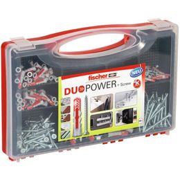 Fischer - Dübel-Sortiment RedBox Duopower + Schrauben 280 tlg.