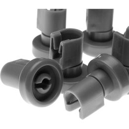 8x Korbrolle für Oberkorb Geschirrspüler Durchmesser 25 mm kompatibel mit Zanussi / Lehel / Samus, Zoppas - vhbw