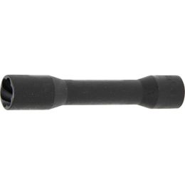 BGS-technic Spiral-Profil-Steckschlüssel-Einsatz / Schraubenausdreher, tief Antrieb Innenvierkant 12,5 mm (1/2) sw 19 mm