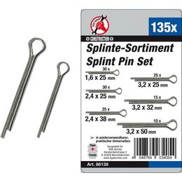 BGS-technic Bgs Technic - Splinte-Sortiment ø 1,6 - 3,2 mm 135-tlg.