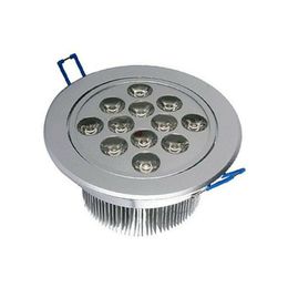 Meditrade GmbH Trade Shop Traesio - led-strahler 3W 5W 7W 9W 12W 15W 18W einbau mit frühling warmes kaltes licht 12 Watt Warmes Weiß - Warmes Weiß