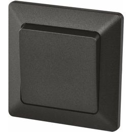 Klingelschalter schwarz, mit einer Wippe, 250 v, 10 ax, Kunststoff, ohne Unterputzdose, für Innen, A6100.9 - EMOS