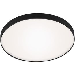 Led Badleuchte Briloner leuchten malbona, 13 w, 1400 lm, IP44, weiß-schwarz, Kunststoff-Metall, ø 28,5 cm