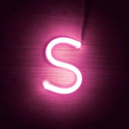 LEDKIA - LED-Buchstaben Neon Rosa s Rosa