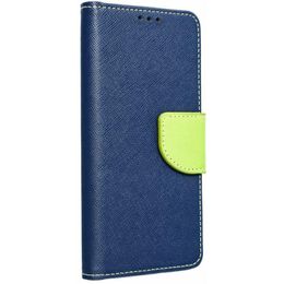 Buch Tasche Fancy kompatibel mit samsung galaxy M23 5G Etui mit Standfunktion, Kartenfach Blau-Grün - Schwarz