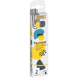 Kreul - Triton Acrylic Marker medium 2er Set Natural Pigments Acrylic Marker