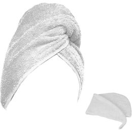 Mojawo - Frottee Kopfturban 60x23cm-M590114-Weiß