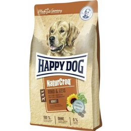Happy Dog - Premium NaturCroq Rind & Reis 4 kg Hundetrockenfutter
