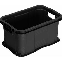 Aufbewahrungsbox Agilo A3 55 l schwarz 59 x 39 x 31 cm (l x b x h) Aufbewahrungsbox - Rotho