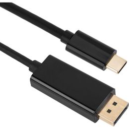 Kabel usb 3.1 c Stecker zu DisplayPort a Stecker, 4K Ultra hd 60Hz Video Konverter 3m - BeMatik