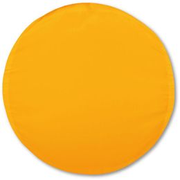 Bestlivings Kissenbezug Orange (ø 50 cm) mit verdecktem Reißverschluss - viele Größen und Farben - Orange