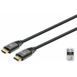 Ultra HDMI-Kabel, 1 m, schwarz - Manhattan