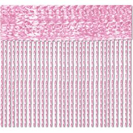 Bestlivings Fadenvorhang 2er Pack Gardine Raumteiler, Auswahl: 90x240 rosa - kirschblütenrosa - Rosa