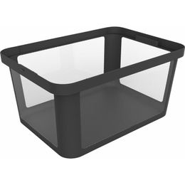 Aufbewahrungsbox Albris 45 l schwarz 55,5 x 39 x 26,5 cm Boxen, Körbchen & Kisten - Rotho
