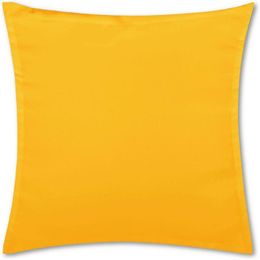 Bestlivings Kissenhülle Ellen, mit und ohne Füllung 80x80cm ohne Füllung hellorange - marigold - Hellorange