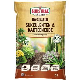 Evergreen - substral® Naturen® bio Sukkulenten & Kaktuserde torffrei 5 Liter