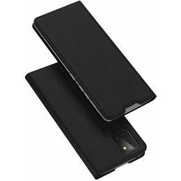 MARKENLOS Buch Tasche Dux Ducis kompatibel mit Nokia X10 Handy Hülle Etui Brieftasche Schutzhülle mit Standfunktion, Kartenfach Schwarz