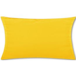 Bestlivings Kissenbezug Gelb (geeignet für 30x50 cm) mit verdecktem Reißverschluss - viele Größen und Farben - Gelb