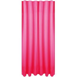 Bestlivings Blickdichte Pinke Gardine mit Kräuselband in 140x175 cm ( BxL ), in vielen Größen und Farben - Pink