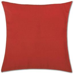 Bestlivings Kissenbezug Rot (60x60 cm) mit verdecktem Reißverschluss - viele Größen und Farben - Rot
