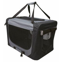 TrendLine - Transportbox schwarz-grau Transportboxen & -taschen