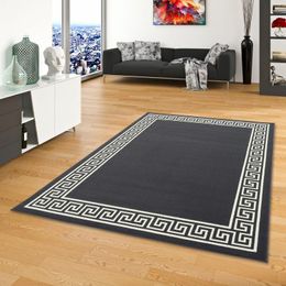 Teppich TrendLine Anthrazit Römisch Bordüre - 120x170 cm