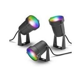 innr Smart Outdoor Spot Light Colour 3er-Set - LED-Spot - Schwarz