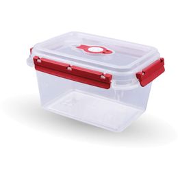 Bestlivings Frischhaltedosen für Lebensmittel ( 1,5 l ) - Rot - Vorratsdose luftdicht, Aufbewahrungsbox Meal Prep Box, Lunchbox, bpa Frei - Rot