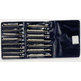 Pollin-Choice Miniaturbohrer-Set, 1,05...2 mm, 15 Bohrer