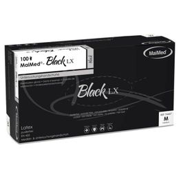 Einmalhandschuhe Black Latex 100 Stk Größe m - MaiMed